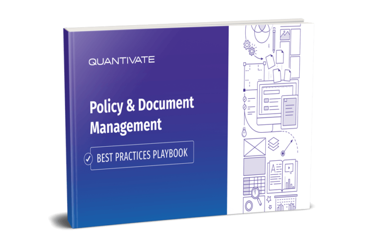 Policy & Document Management Best Practices Playbook - Quantivate