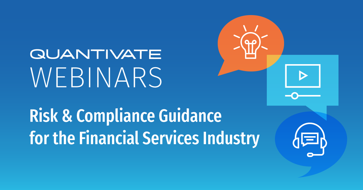 GRC Webinars & Events | Quantivate